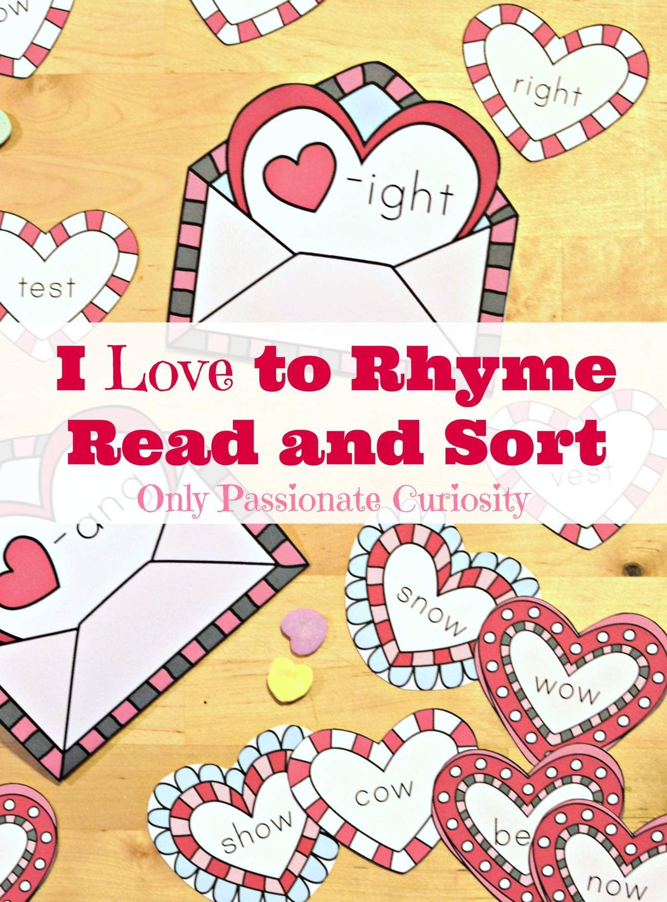 Valentine Rhyming Words